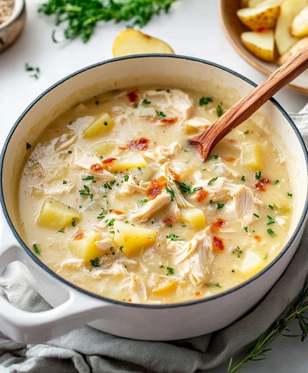 Chicken Potato Soup Recipe - Recipe Flash