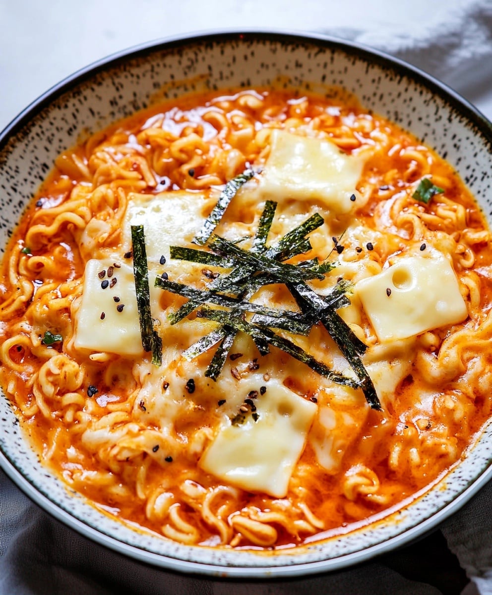 Easy Cheesy Rabokki With Ramen Noodles Recipe - Recipe Flash