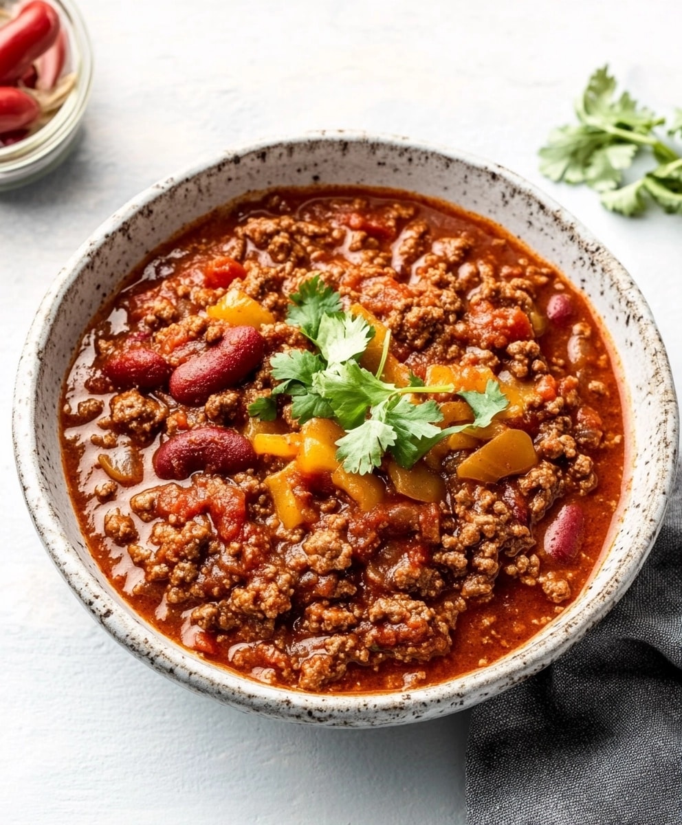 Slow Cooker No Bean Chili Recipe - Recipe Flash