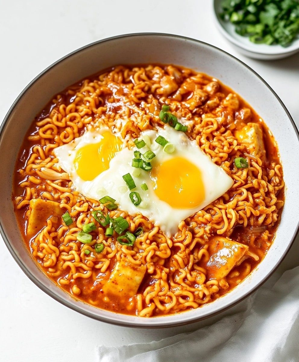 Easy Cheesy Rabokki With Ramen Noodles Recipe - Recipe Flash
