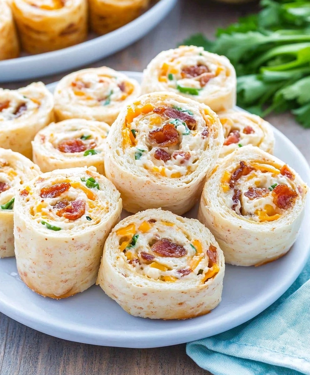 Beef Bacon Cheddar Ranch Pinwheel Recipe - Recipe Flash