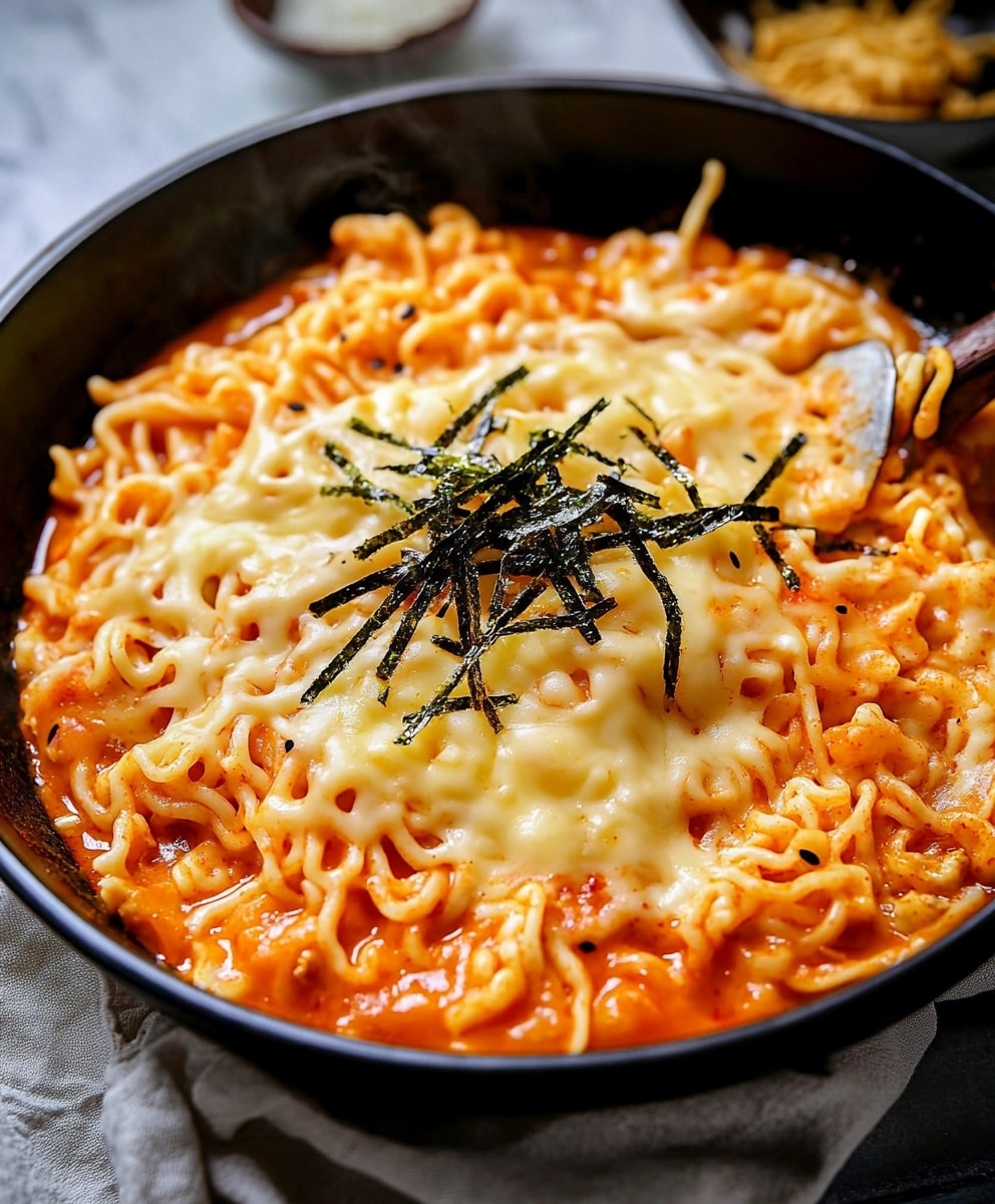 Easy Cheesy Rabokki With Ramen Noodles Recipe - Recipe Flash