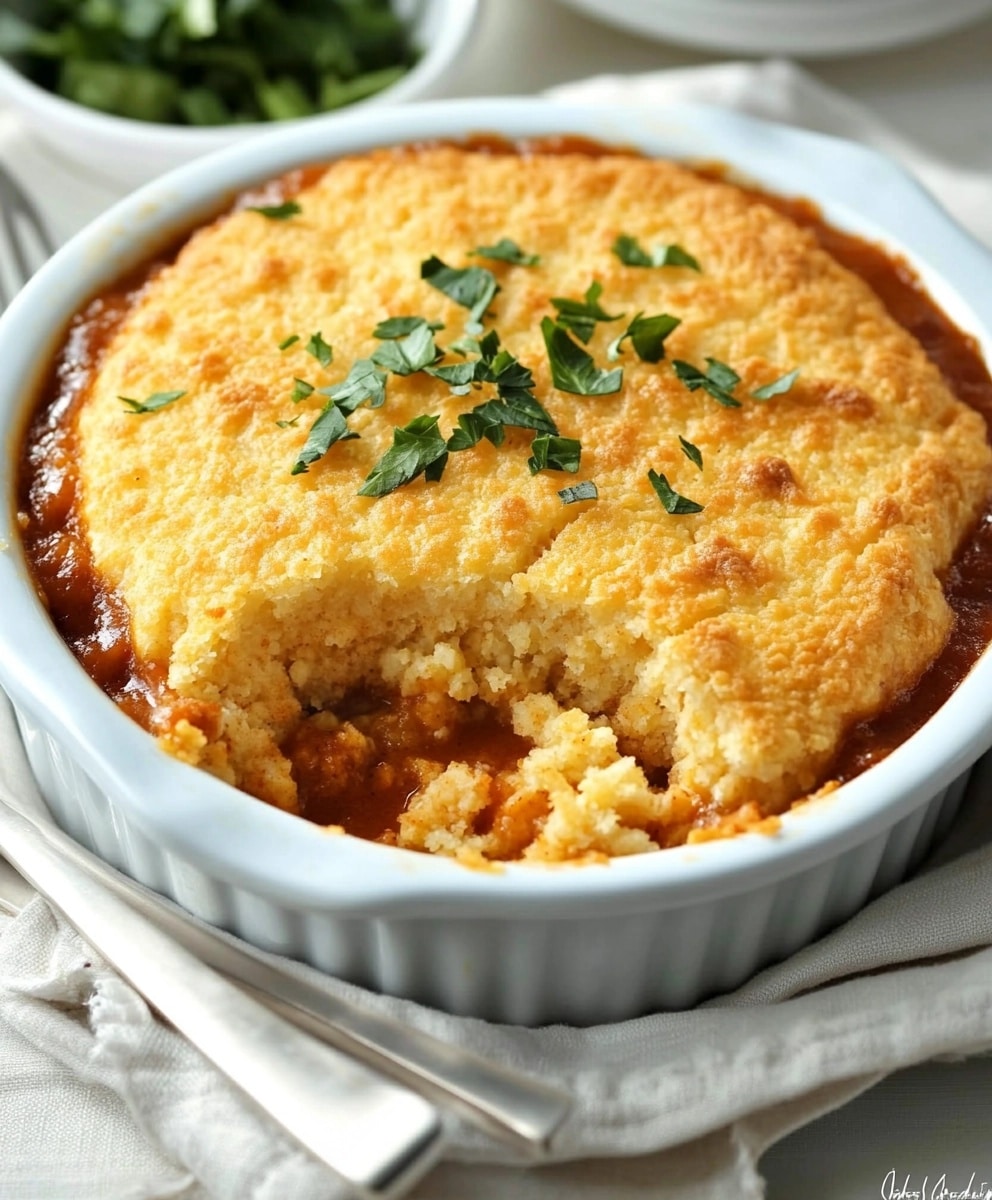 Chili Pot Pie With Cornbread Crust Recipe - Recipe Flash