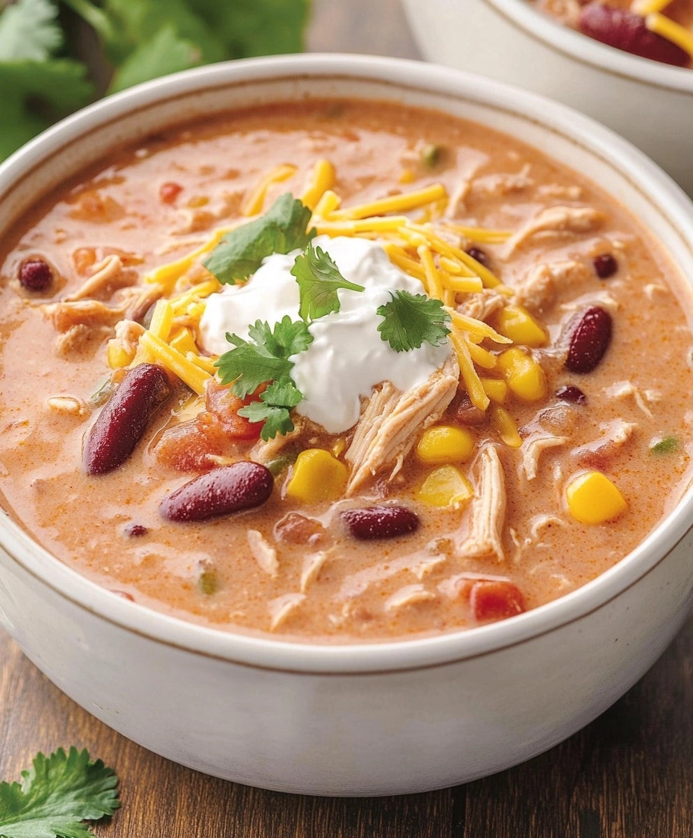 Easy Crock Pot Cream Cheese Chicken Chili Recipe Recipe Flash