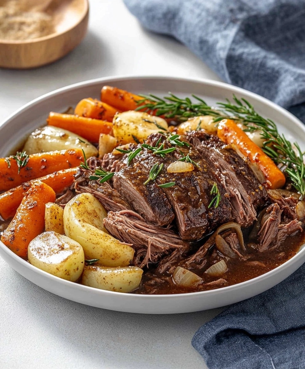 Crockpot Pot Roast Recipe - Recipe Flash