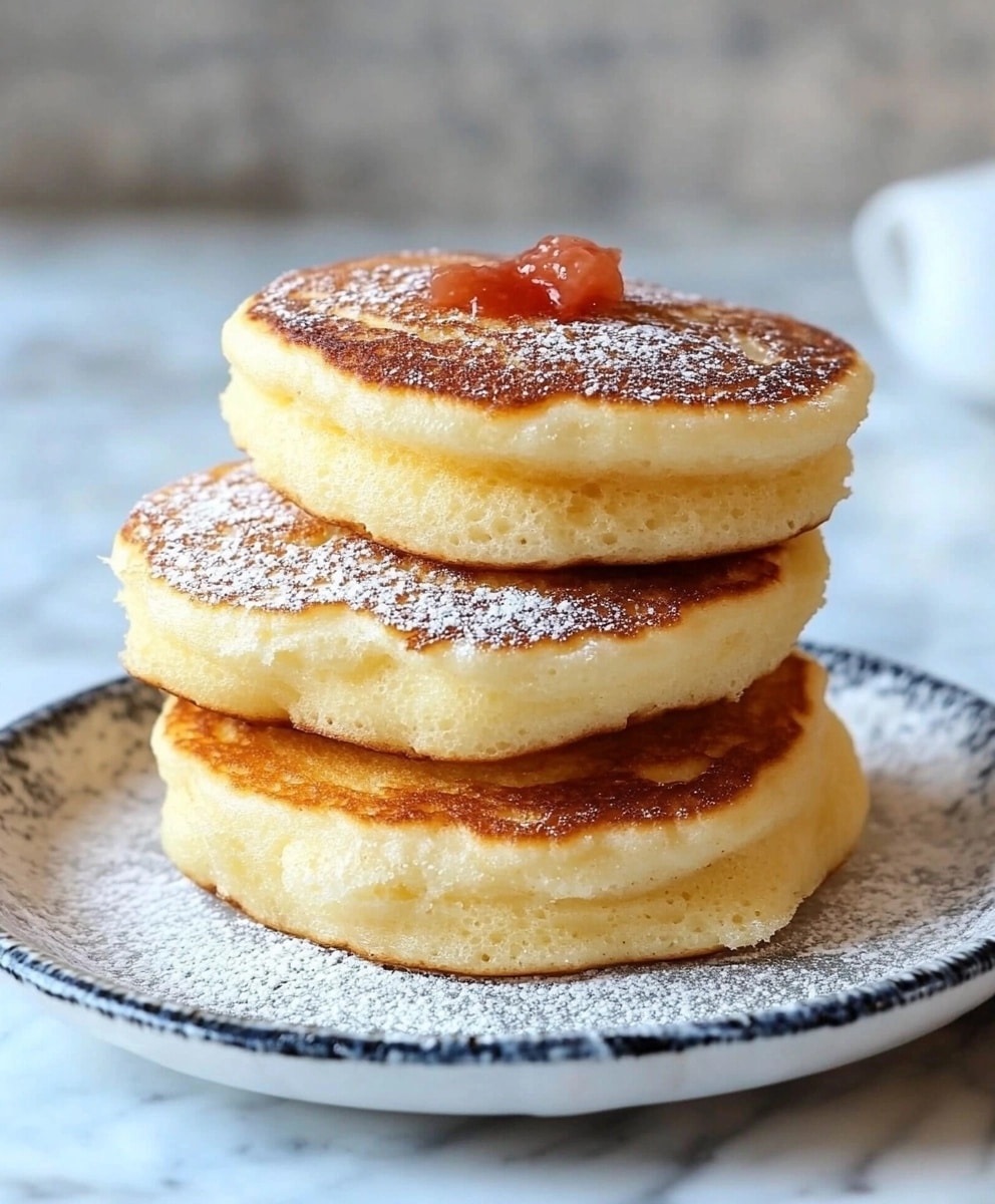 Fluffy Japanese Soufflé Pancakes Recipe - Recipe Flash