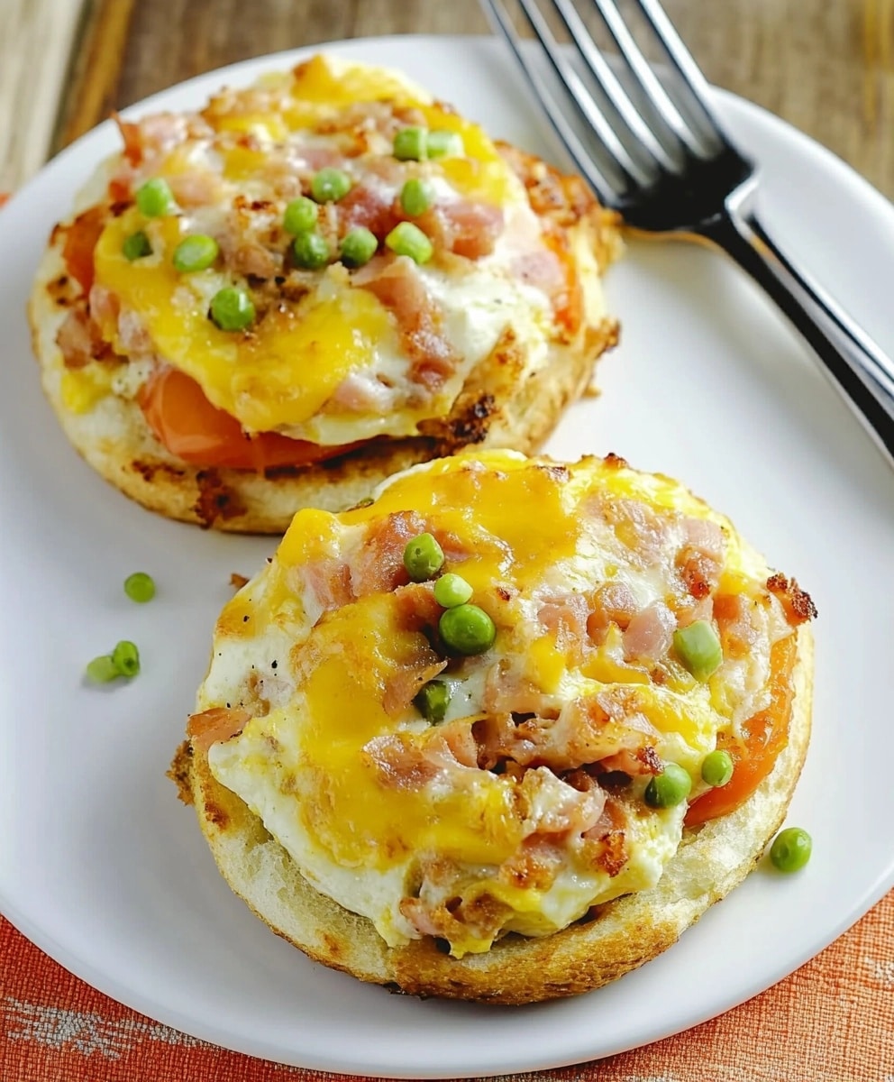 English Muffin Breakfast Pizzas Recipe - Recipe Flash
