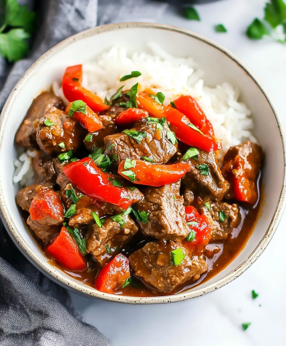 Crockpot Pepper Steak Recipe - Recipe Flash