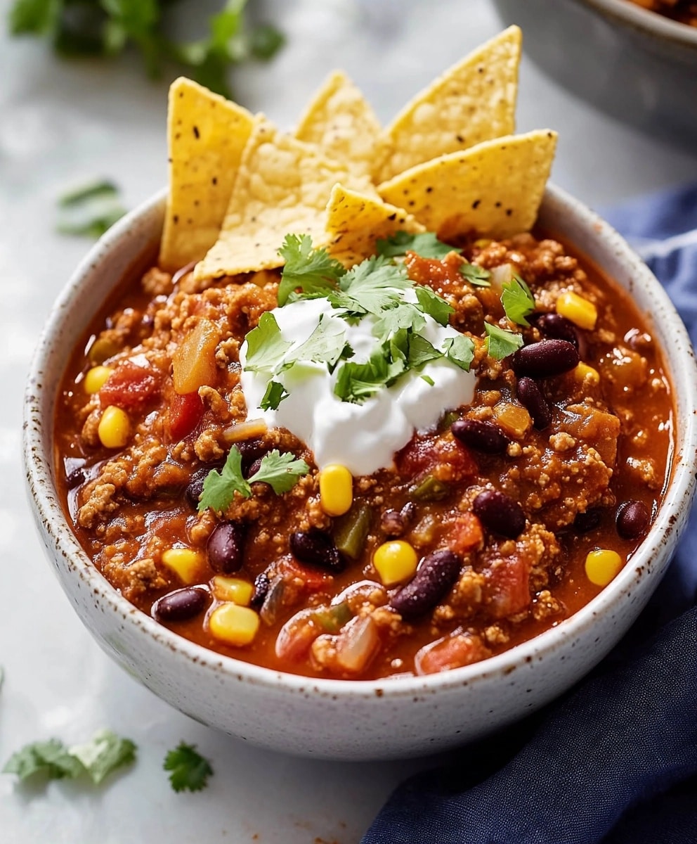 Slow Cooker Taco Chili Recipe - Recipe Flash