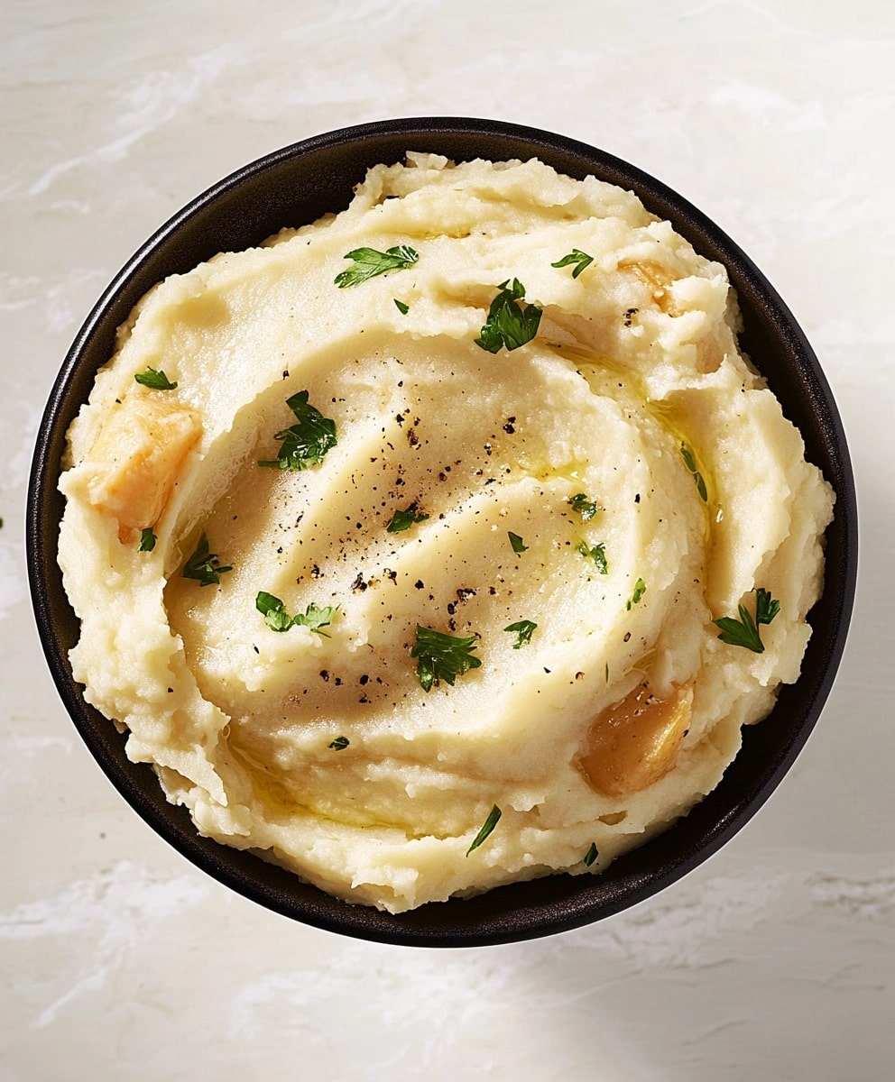 Roasted Garlic Mashed Potatoes Recipe - Recipe Flash