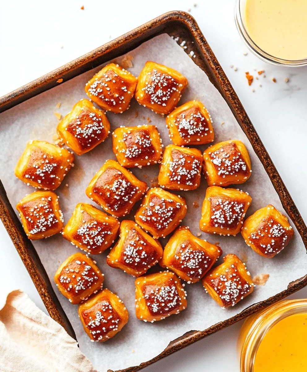 Buttery Soft Pretzel Bites Recipe - Recipe Flash