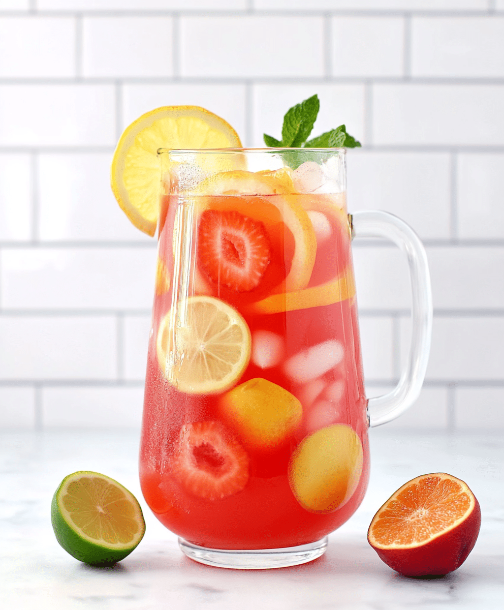 Fruit Punch Mocktail Recipe - Recipe Flash