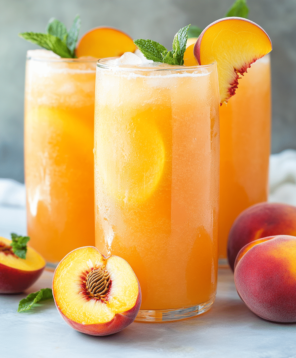 Peach Lemonade Recipe - Recipe Flash