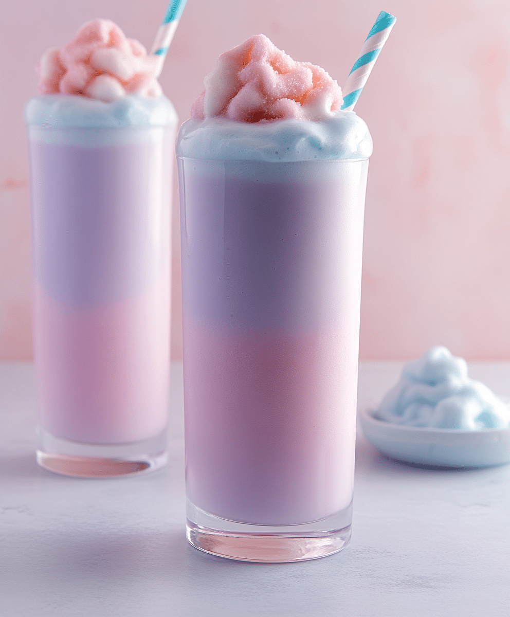 Cotton Candy Milkshake Recipe - Recipe Flash