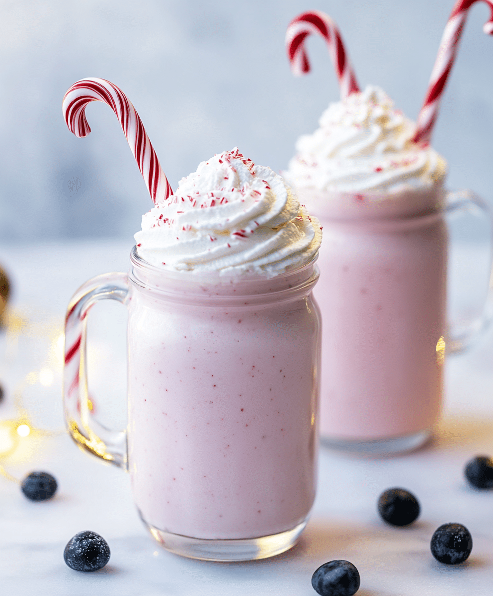 Candy Cane Milkshakes Recipe - Recipe Flash