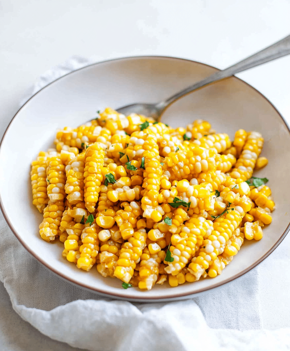 Honey Butter Skillet Corn Recipe - Recipe Flash
