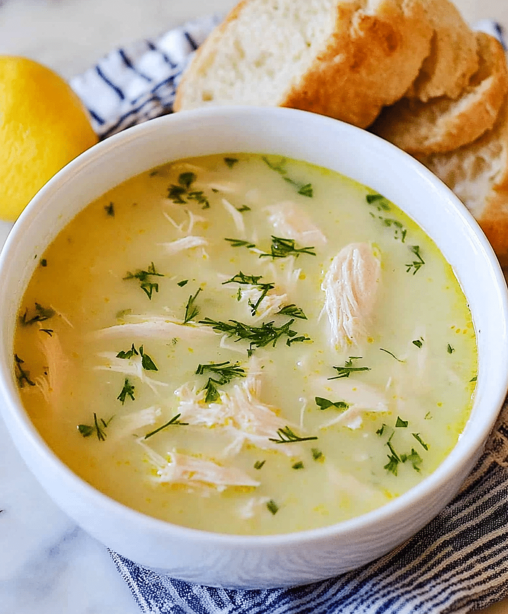 Avgolemono — Greek Lemon Chicken Soup Recipe - Recipe Flash