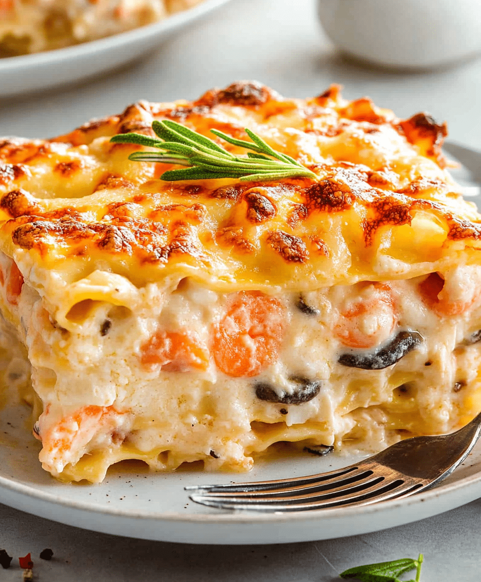 Seafood Lasagna Recipe - Recipe Flash