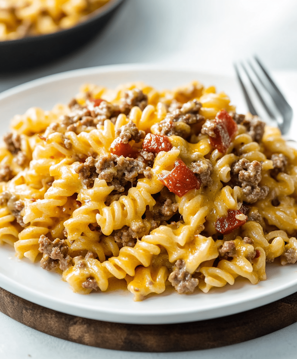 Cheeseburger Pasta Recipe - Recipe Flash