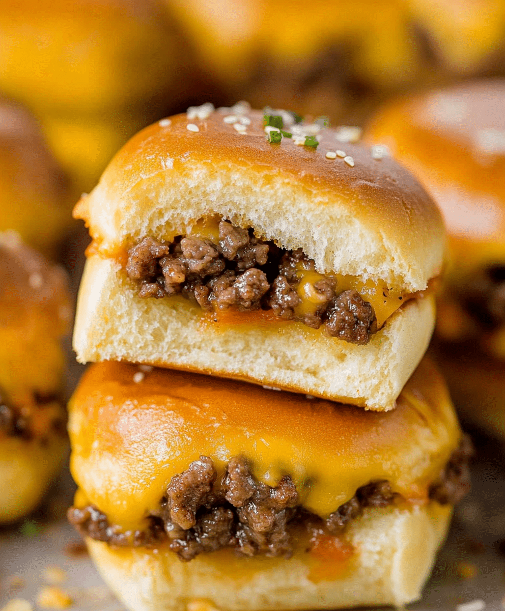 Cheeseburger Sliders Recipe - Recipe Flash