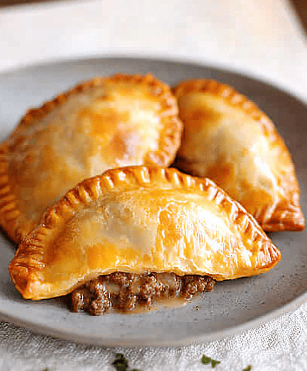 Cheesy Ground Beef Empanadas Recipe - Recipe Flash