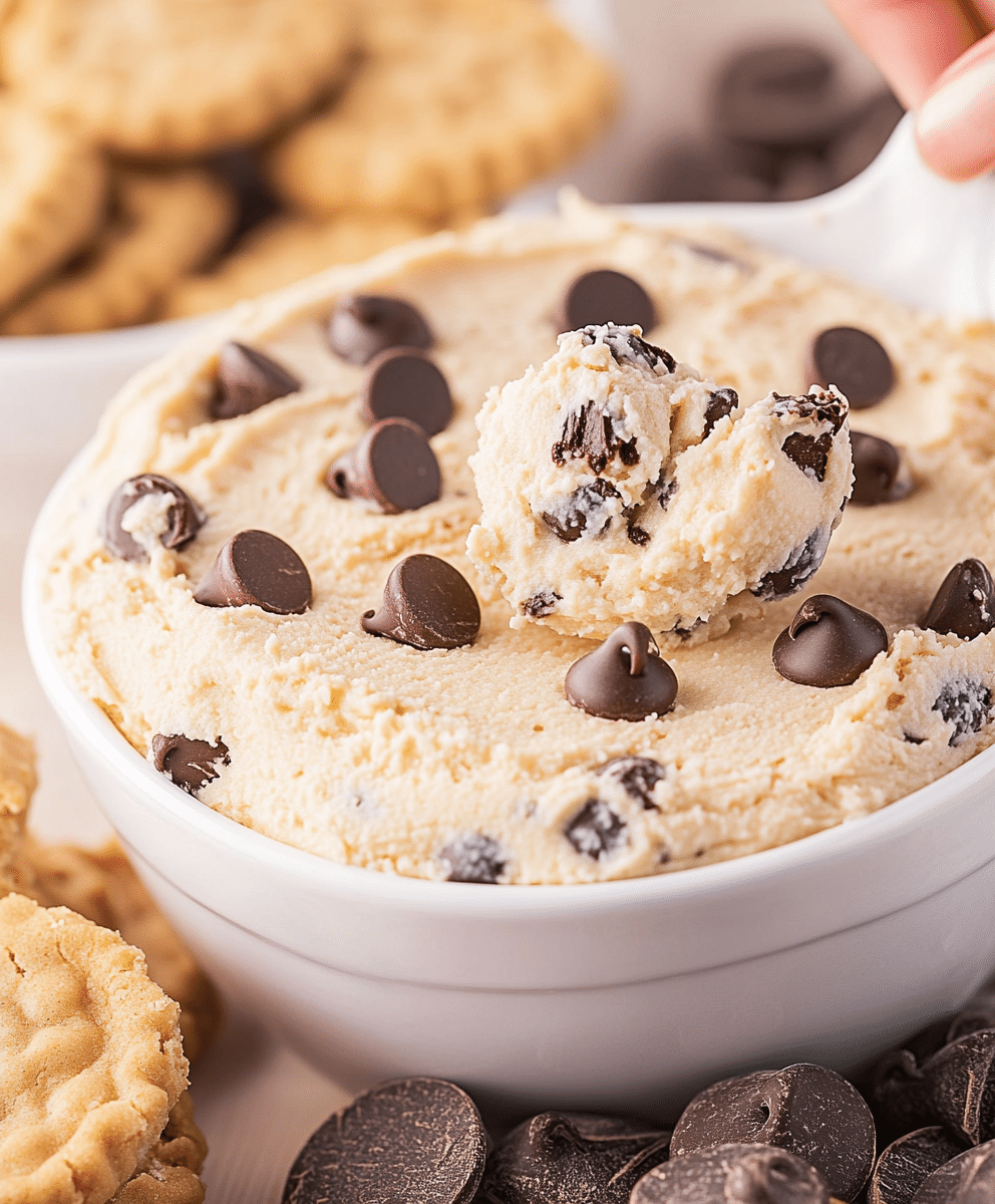 Chocolate Chip Cookie Dough Dip Recipe - Recipe Flash