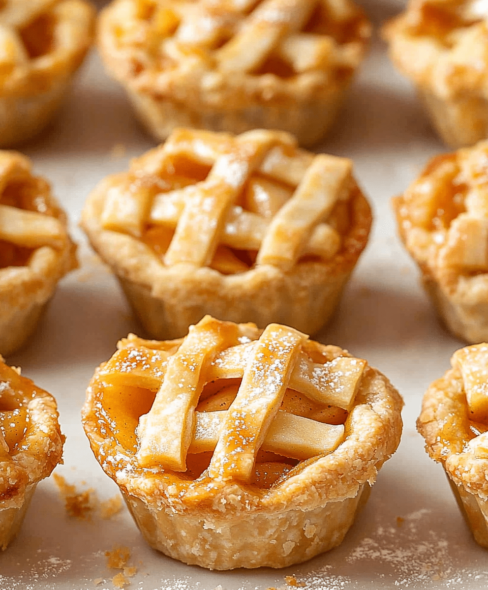 Muffin Tin Mini Apple Pies Recipe - Recipe Flash