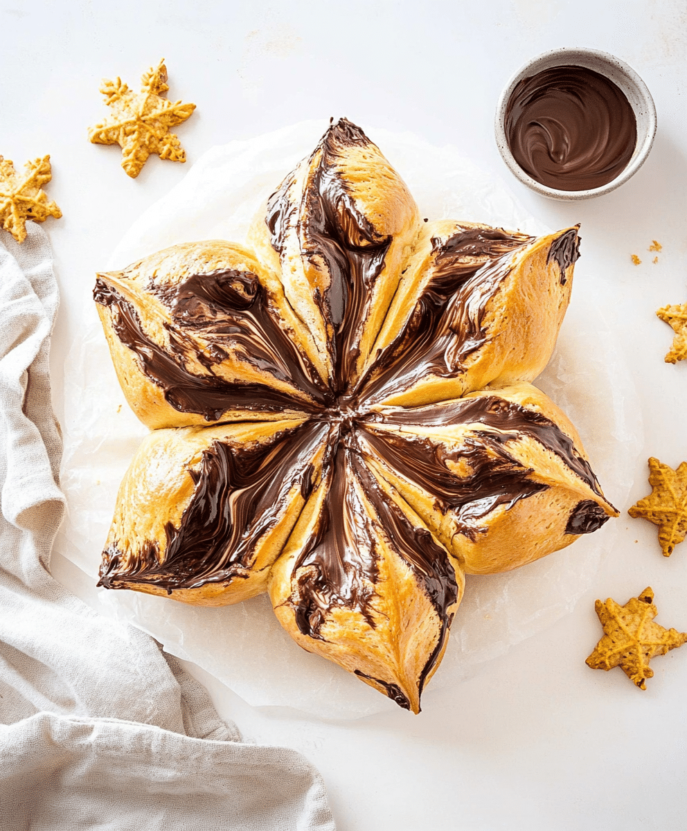 Nutella Star Bread Recipe - Recipe Flash