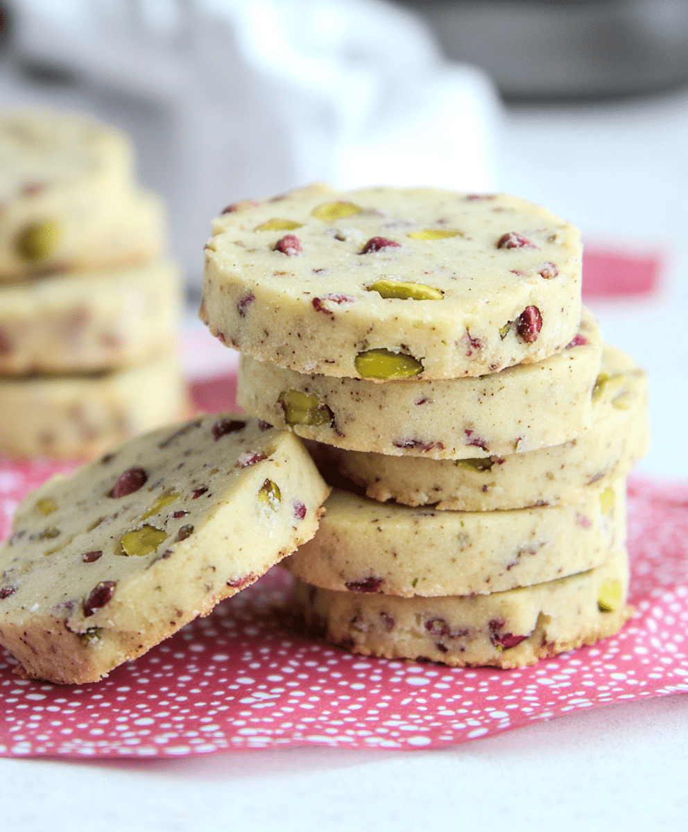 Pistachio Shortbread Cookies Recipe - Recipe Flash
