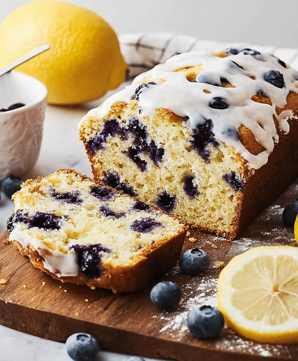 Lemon Blueberry Bread Recipe - Recipe Flash