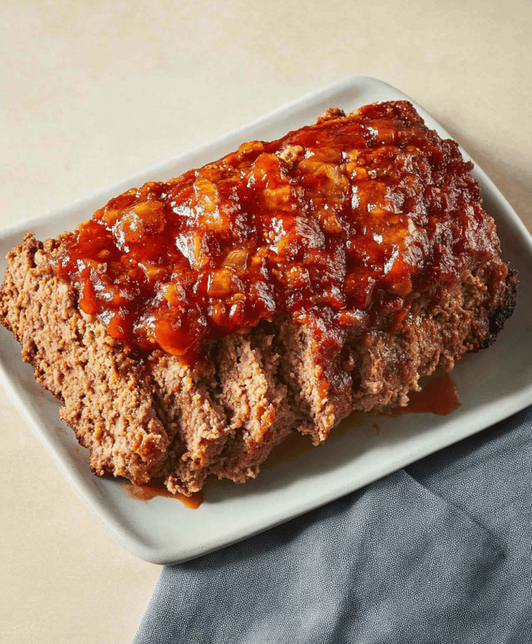 Old Fashioned Meatloaf - Classic Meatloaf Recipe - Recipe Flash