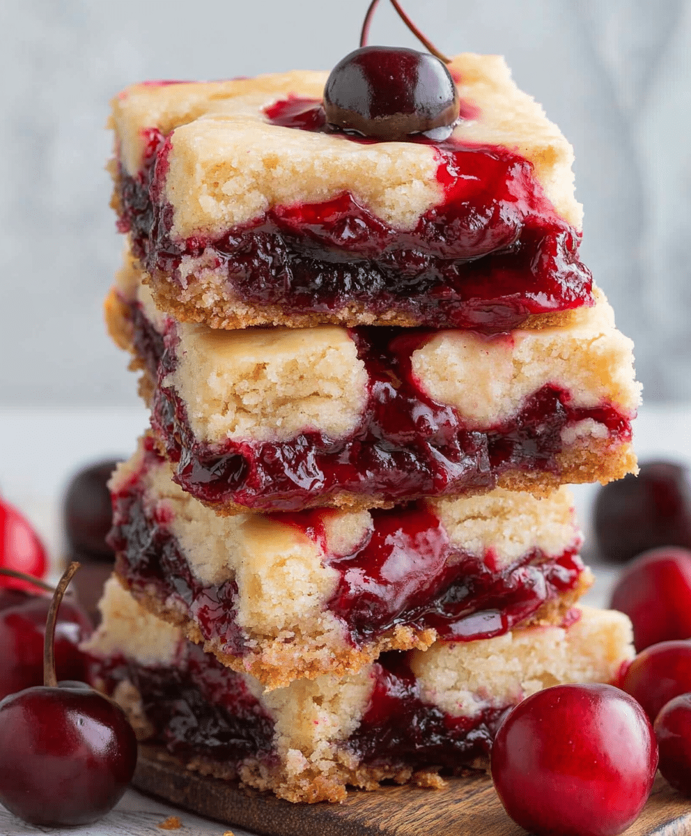 Christmas Cherry Bars Recipe - Recipe Flash
