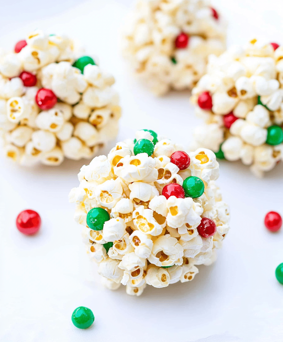 Christmas Popcorn Balls Recipe - Recipe Flash