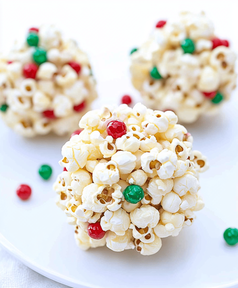 Christmas Popcorn Balls Recipe - Recipe Flash