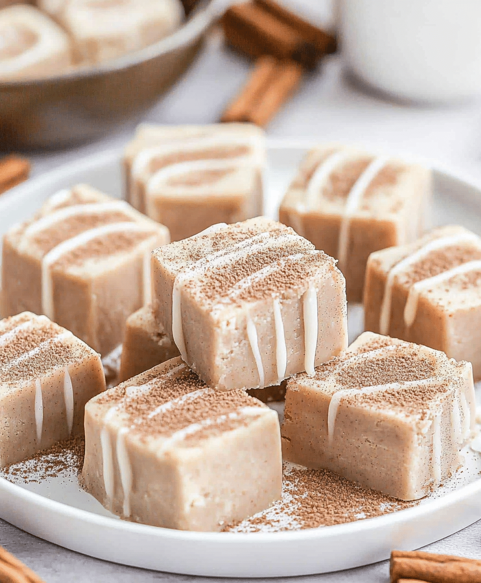 Cinnamon Roll Fudge Recipe - Recipe Flash