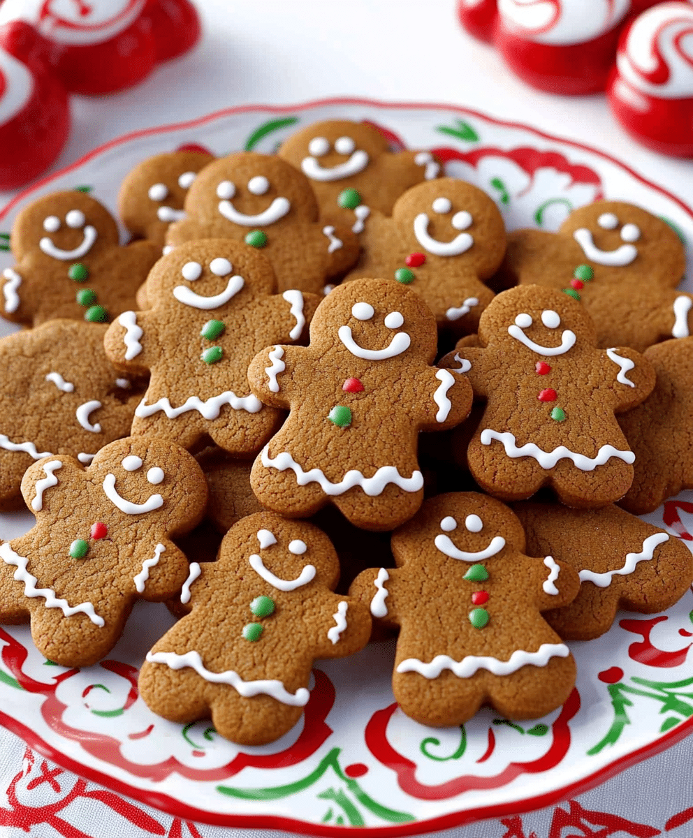 Soft & Chewy Gingerbread Men Cookies Recipe - Recipe Flash