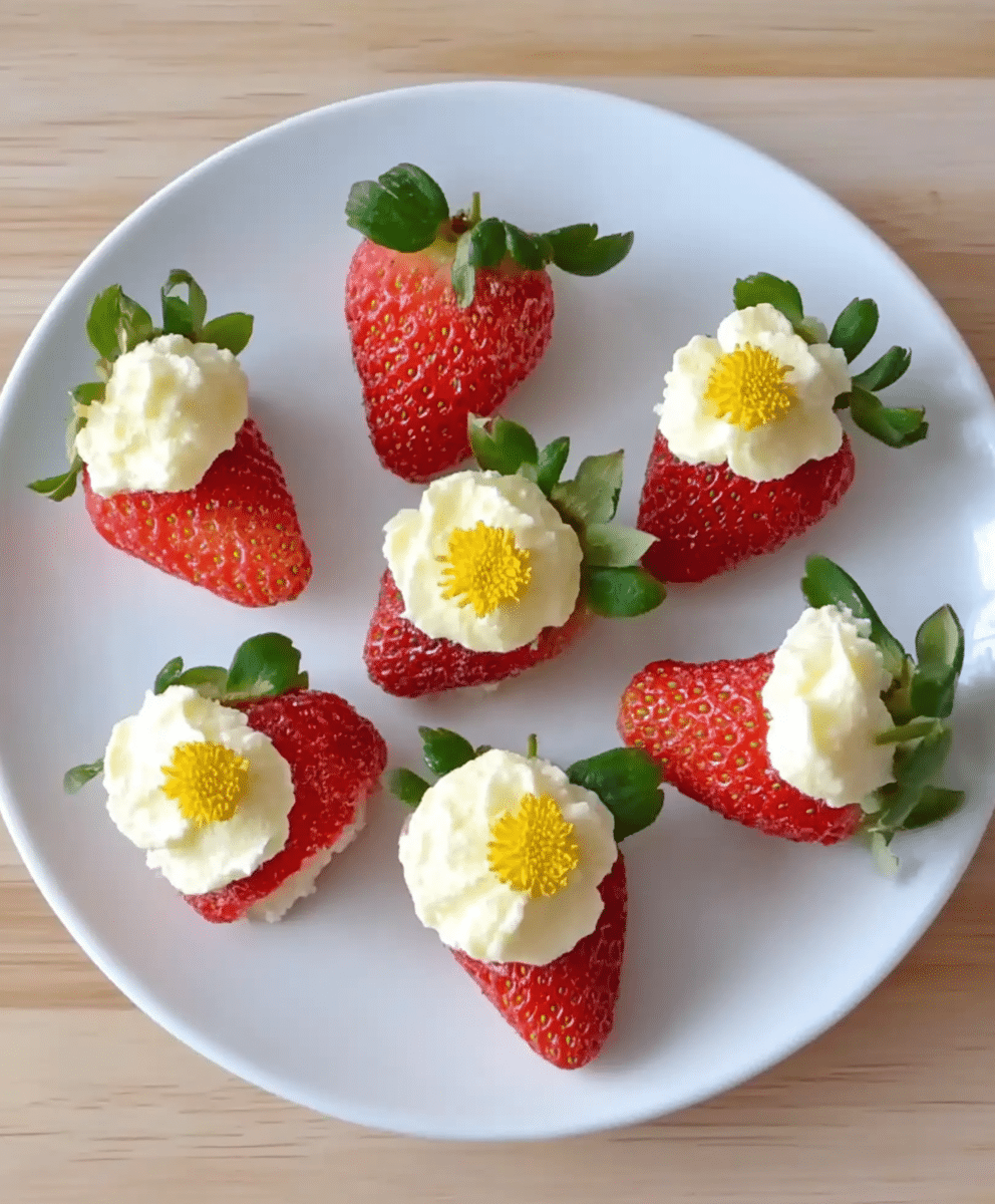 The Best Cheesecake Deviled Strawberries Recipe - Recipe Flash