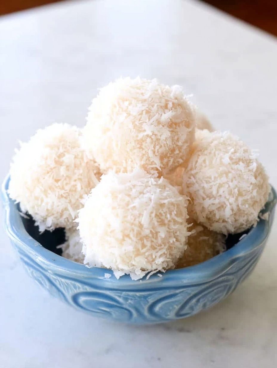 No Bake Coconut Snowballs Recipe