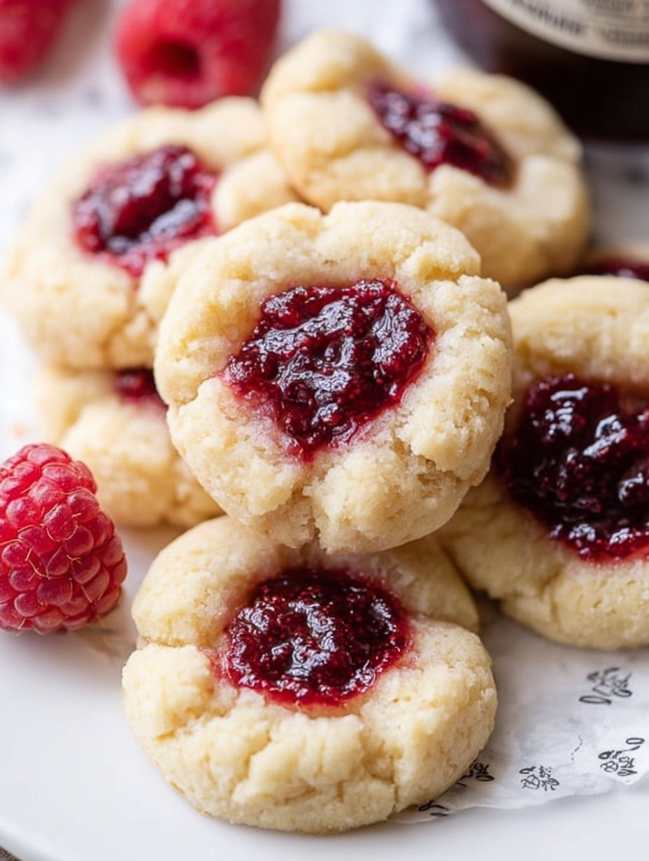 Raspberry Thumbprint Cookies Recipe