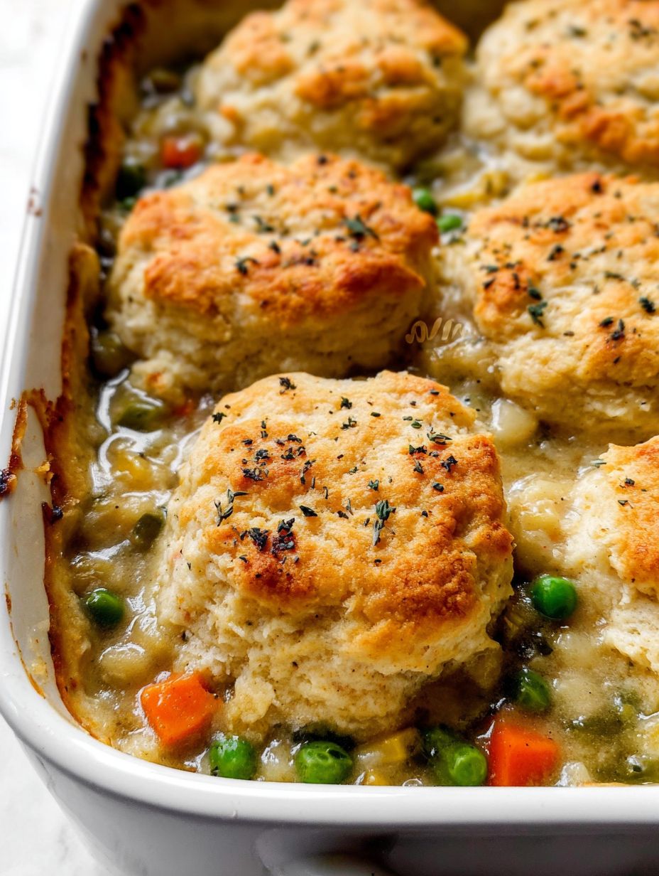 Cozy Biscuit & Vegetable Pot Pie Recipe for Vegetarian Thanksgiving ...