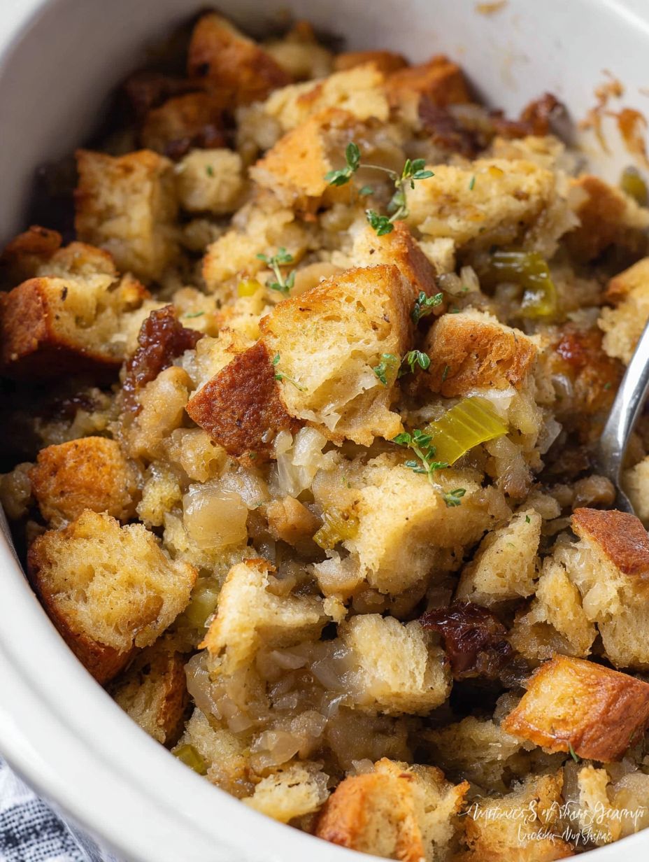 Easy Crockpot Stuffing Recipe for Thanksgiving Dinner Success - Recipe ...