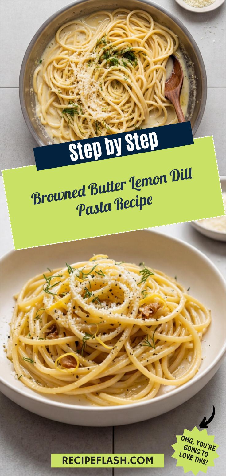 Browned Butter Lemon Dill Pasta Recipe