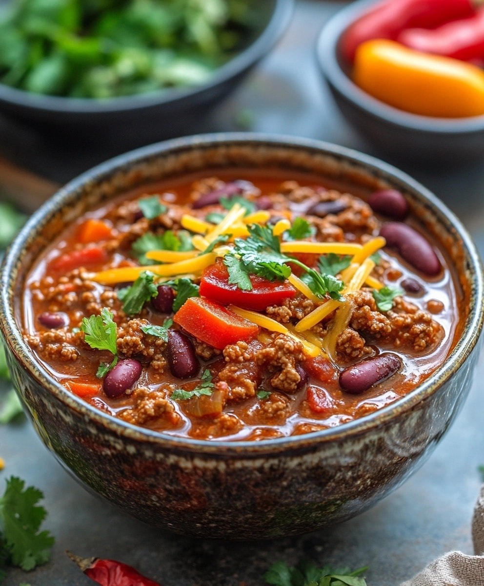 The Best Ground Beef Chili Easy Stovetop Recipe - recipeflash.com